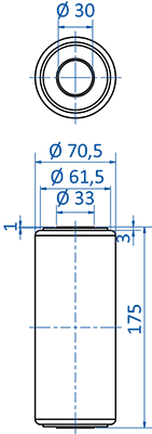Spare cartridge for Filter 71.043 • FIPA
