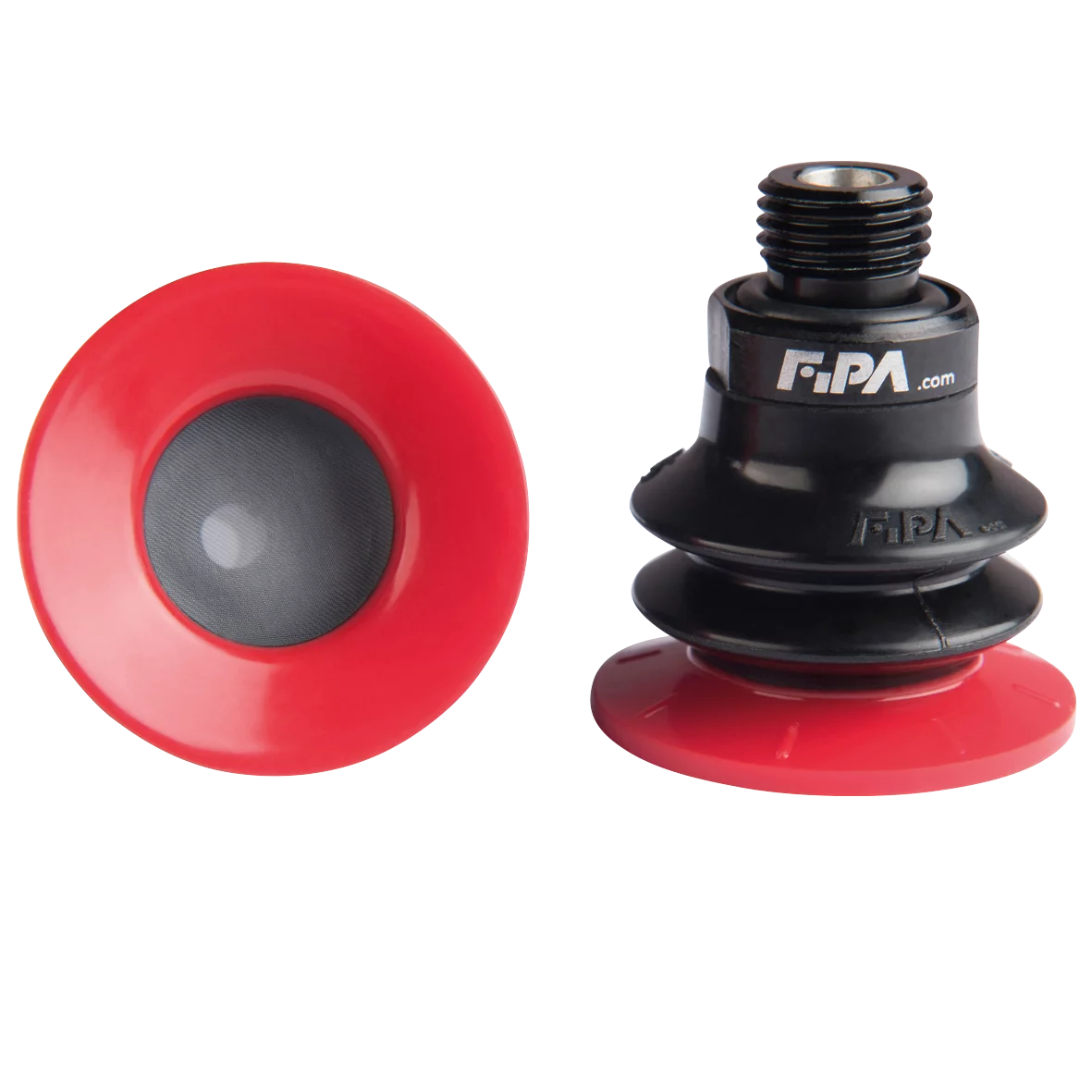 Bellows vacuum cup Ø 37 mm (2.5 bellows) Varioflex 30°/60°, w. fitting ...