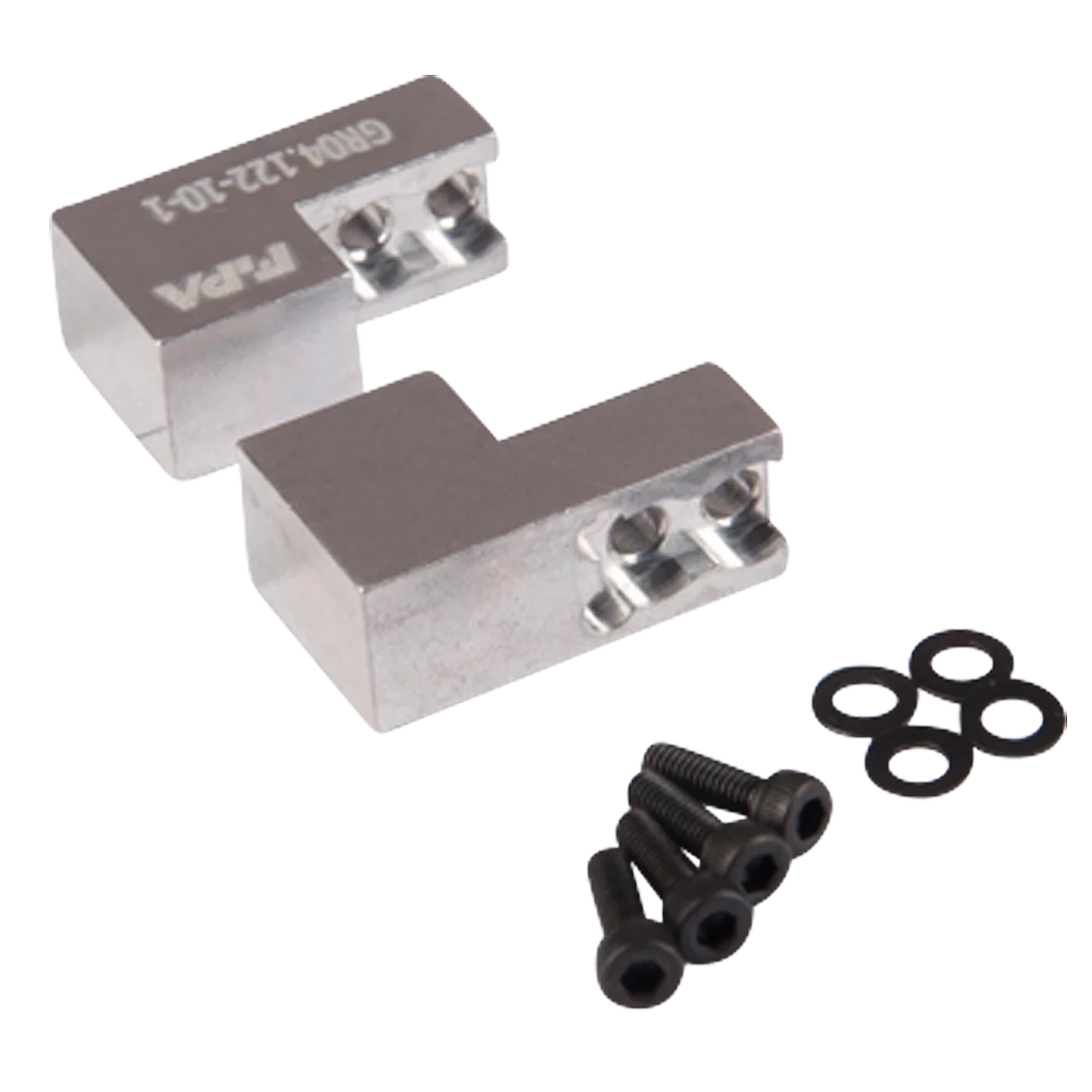 Set of gripper jaws for 2 finger parallel gripper GR04.122-10, GR04.122 ...